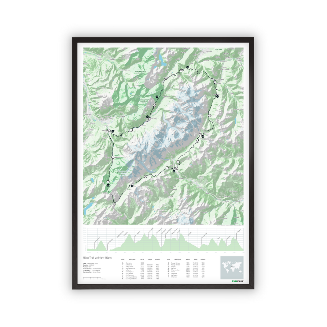 tracemaps | Personalised adventure maps | Map your adventures