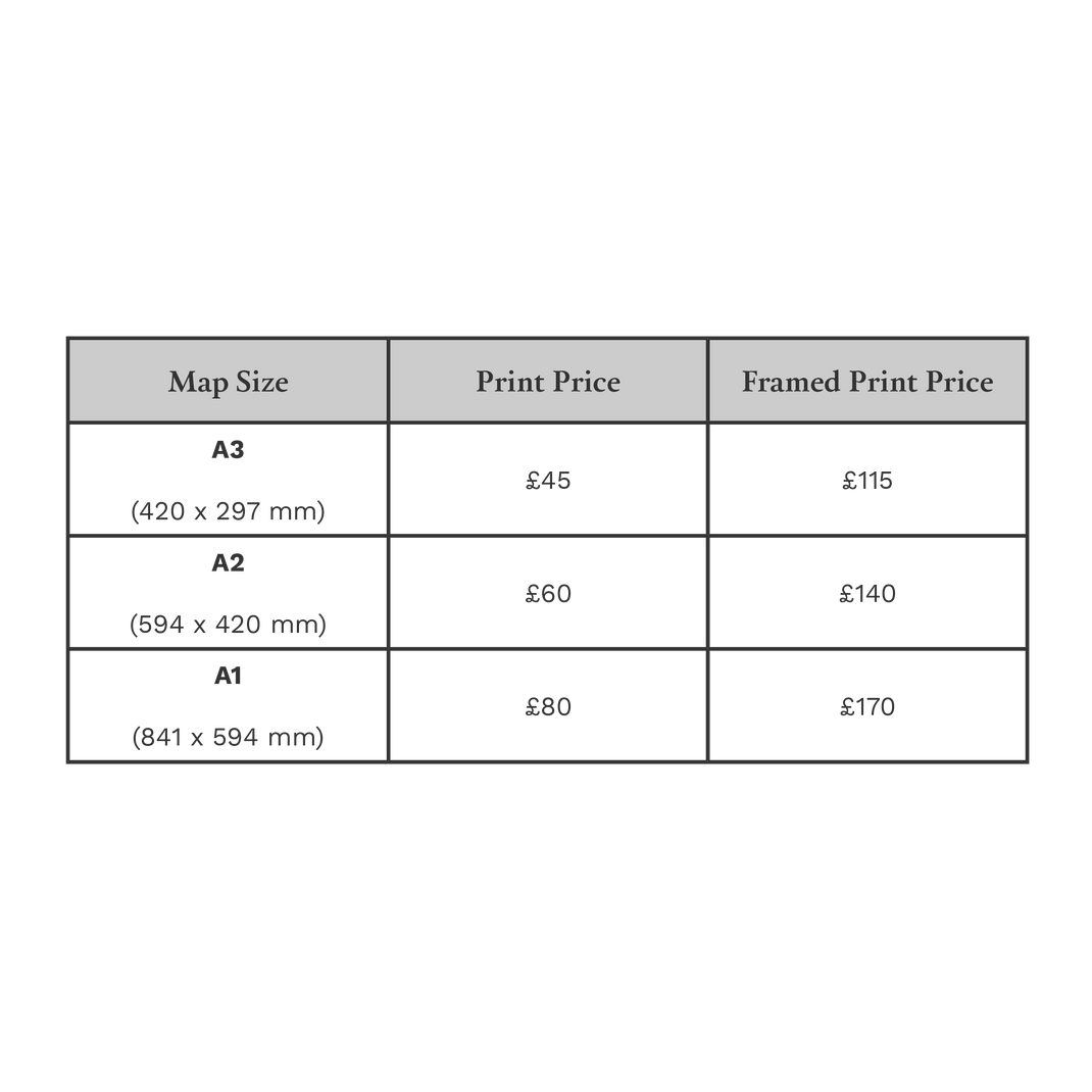 Price list – tracemaps