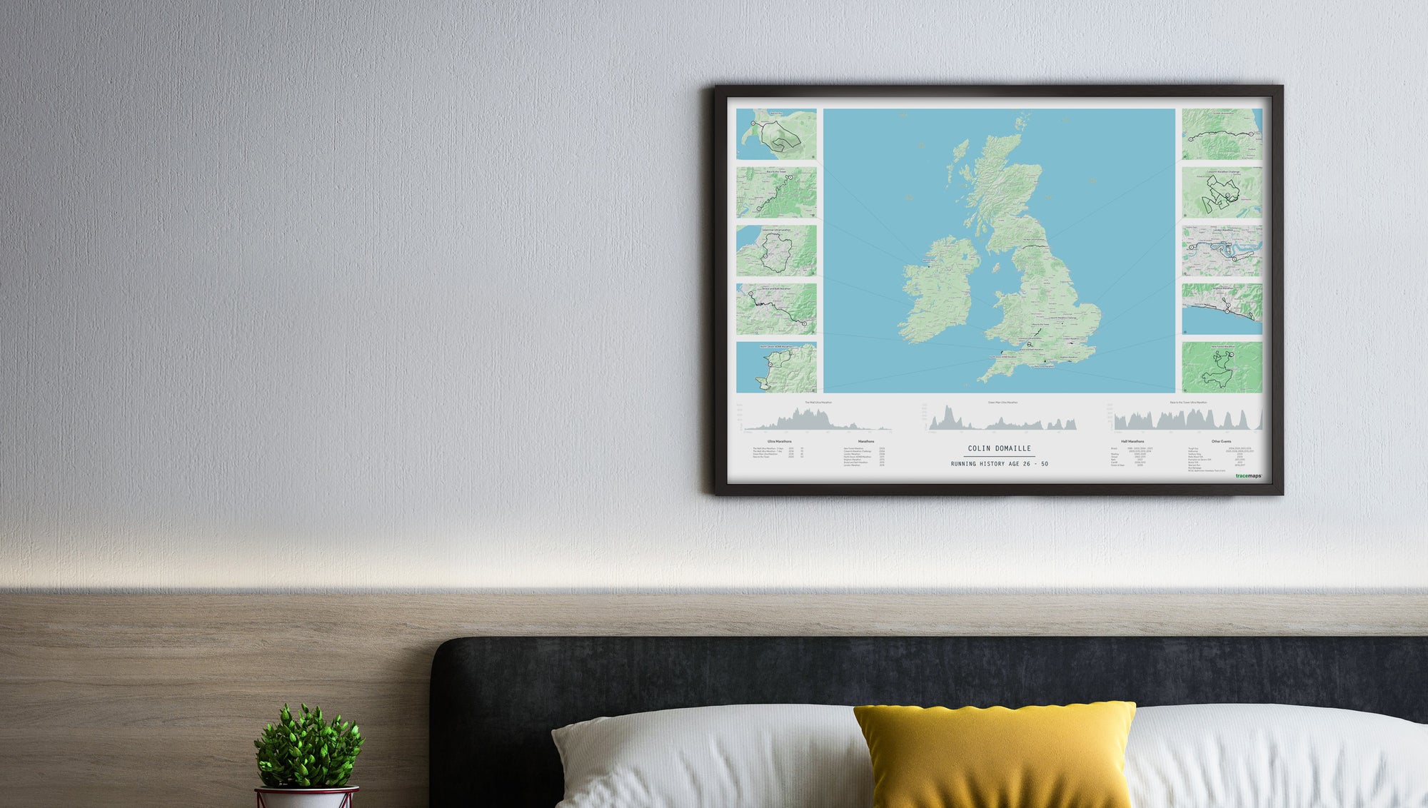 tracemaps | Personalised adventure maps | Map your adventures