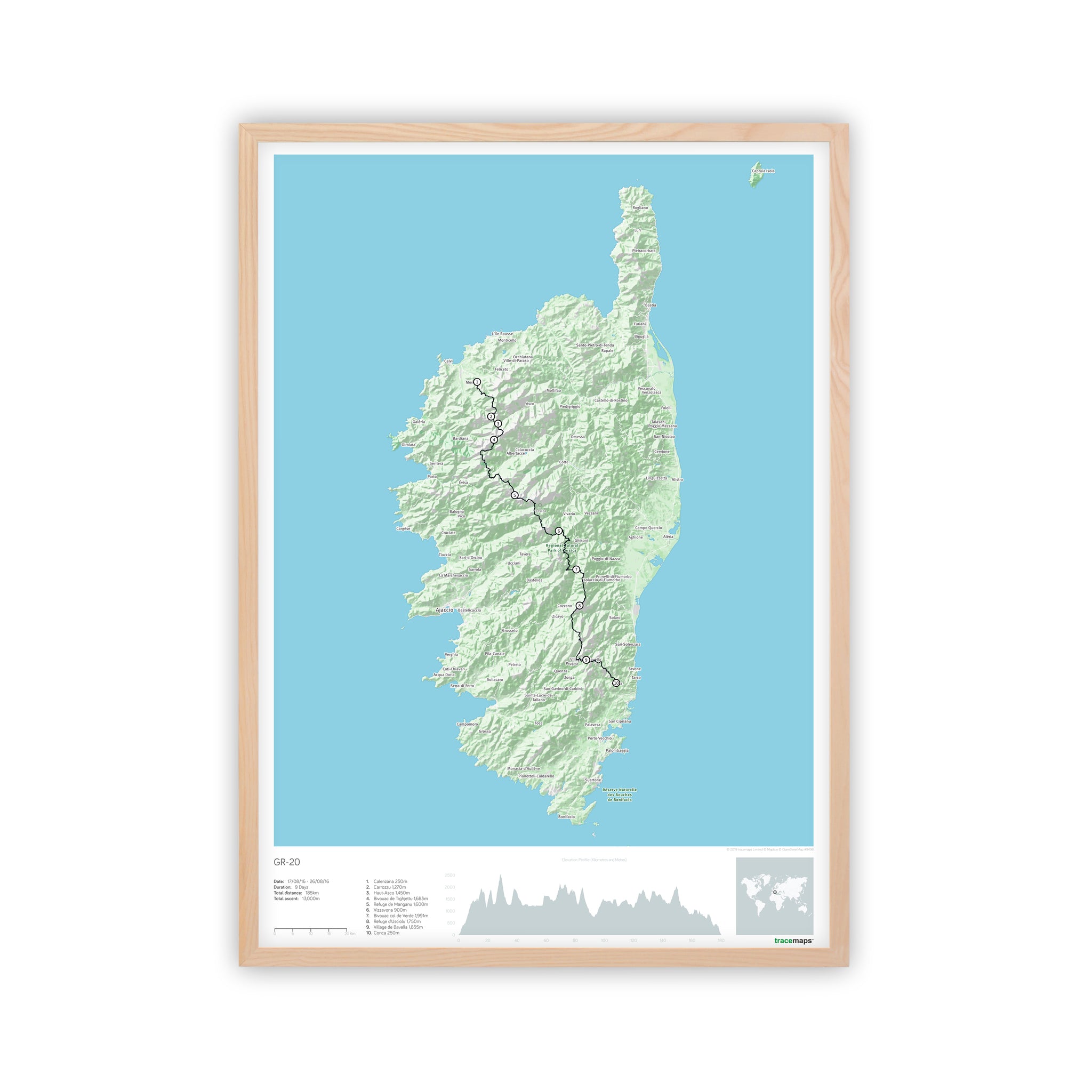 Multi Day tracemap – tracemaps