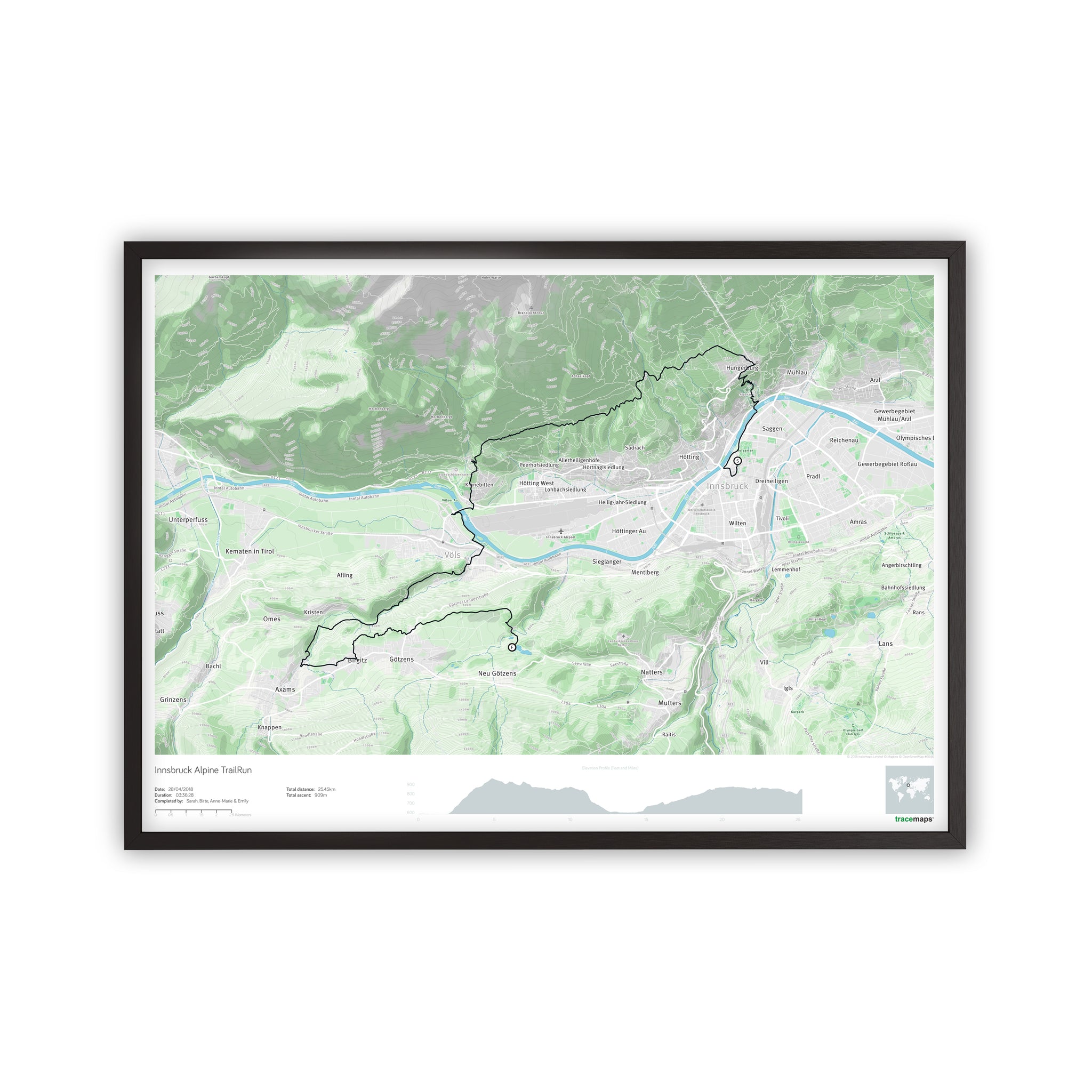 Single Day tracemap – tracemaps